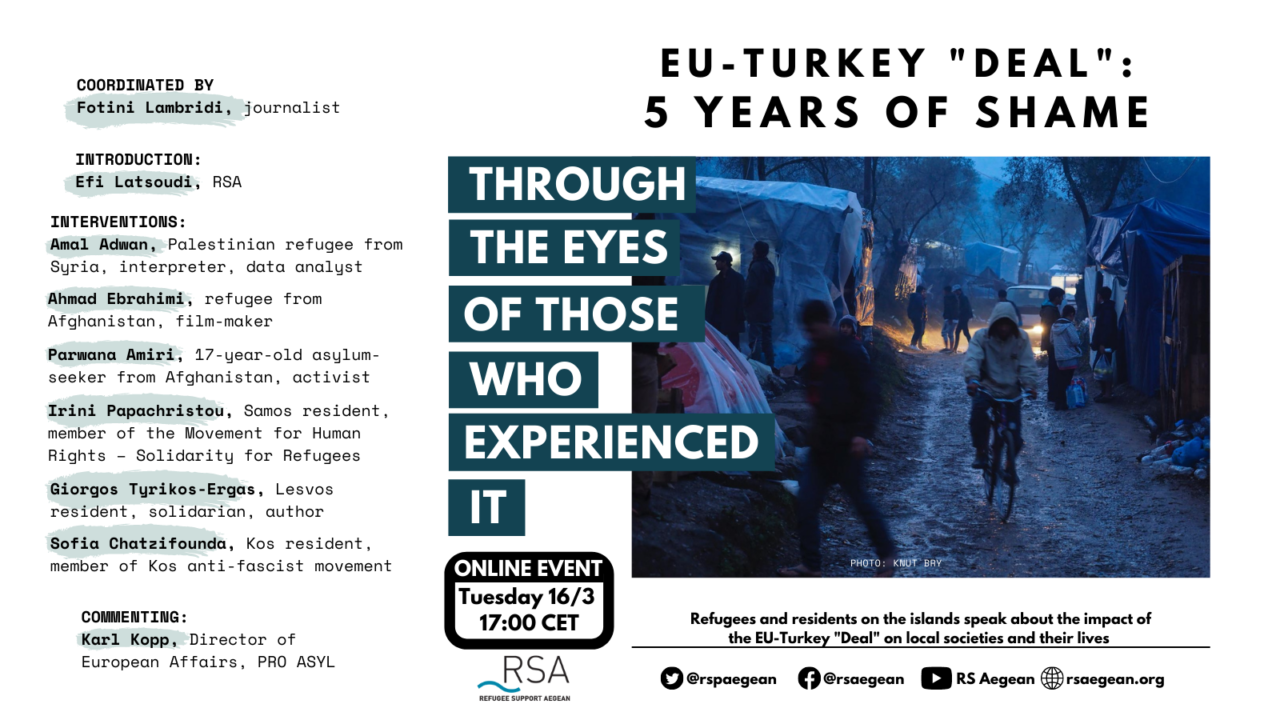 Through the eyes of those experienced it (EVENT) | EU-Turkey “deal”: 5 ...